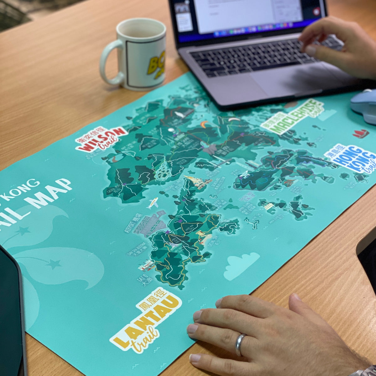 Desk Mat | Hong Kong Trails | Shop Online
